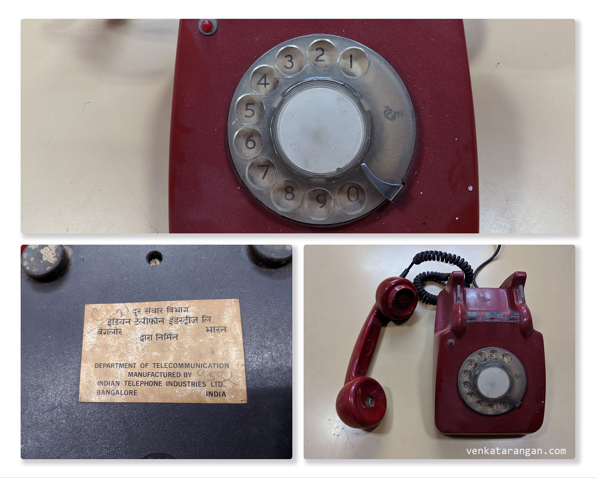 Rotary dial phone