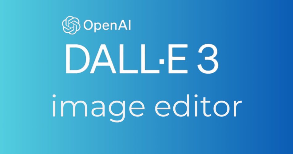 DALL-E editor interface