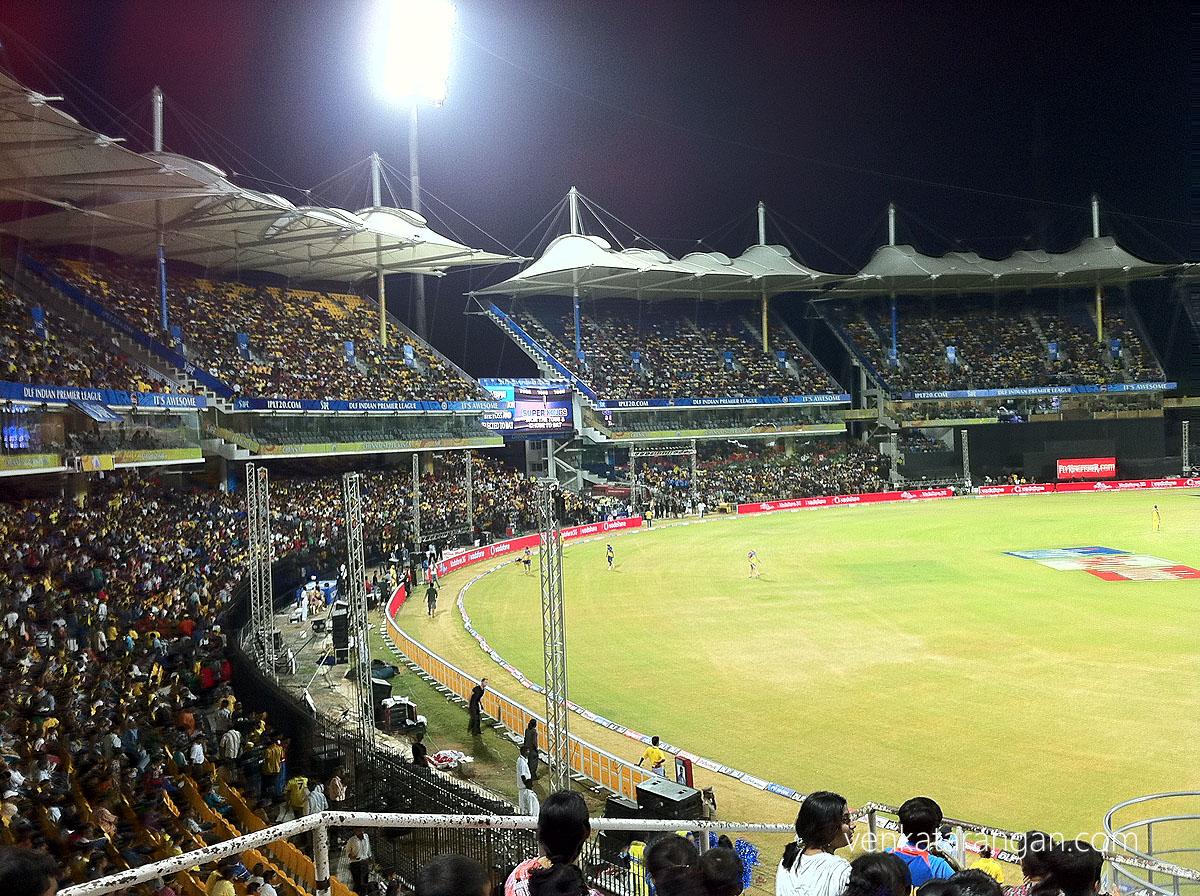 Watched IPL 2011 first match in Chepauk Stadium