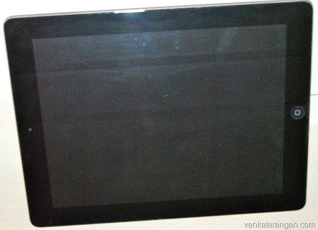 Broken iPad glass, Despair and Solution