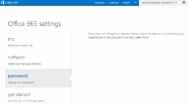 Office 365 Password sync