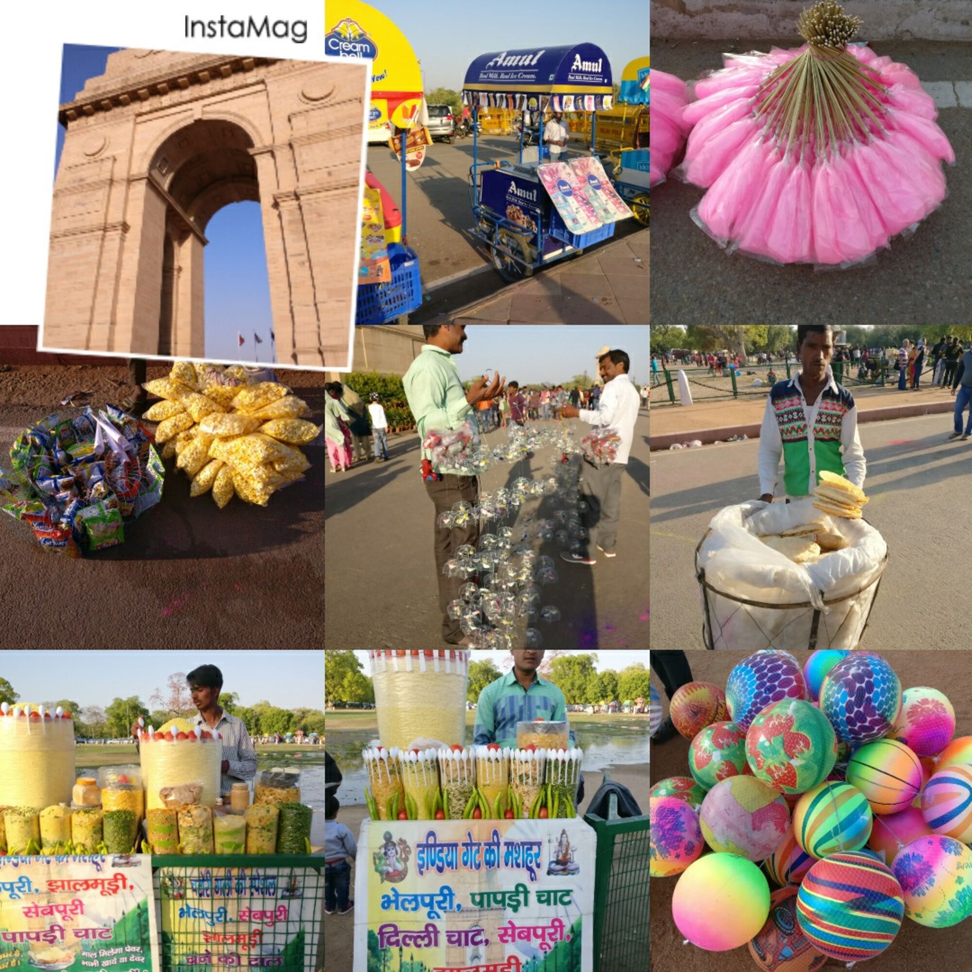 Landmarks of Delhi - India Gate, Raj Ghat & Red Fort