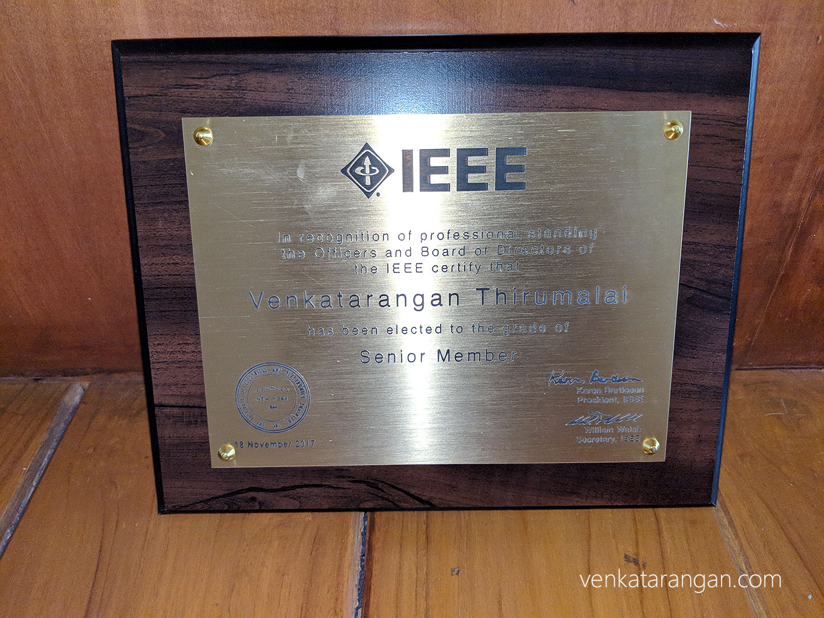 IEEE Senior Member