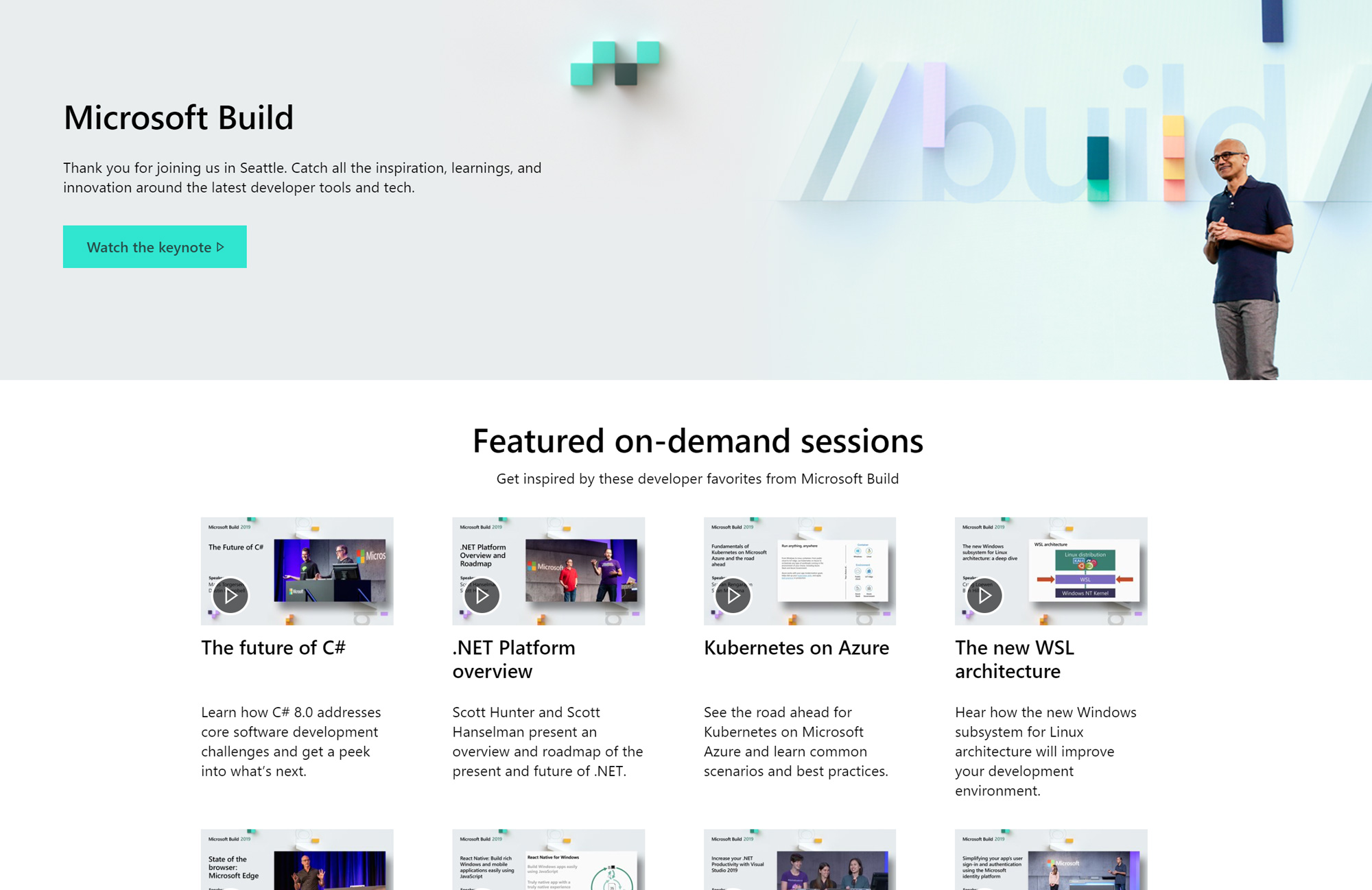 Microsoft Build 2019 - Watch from Home
