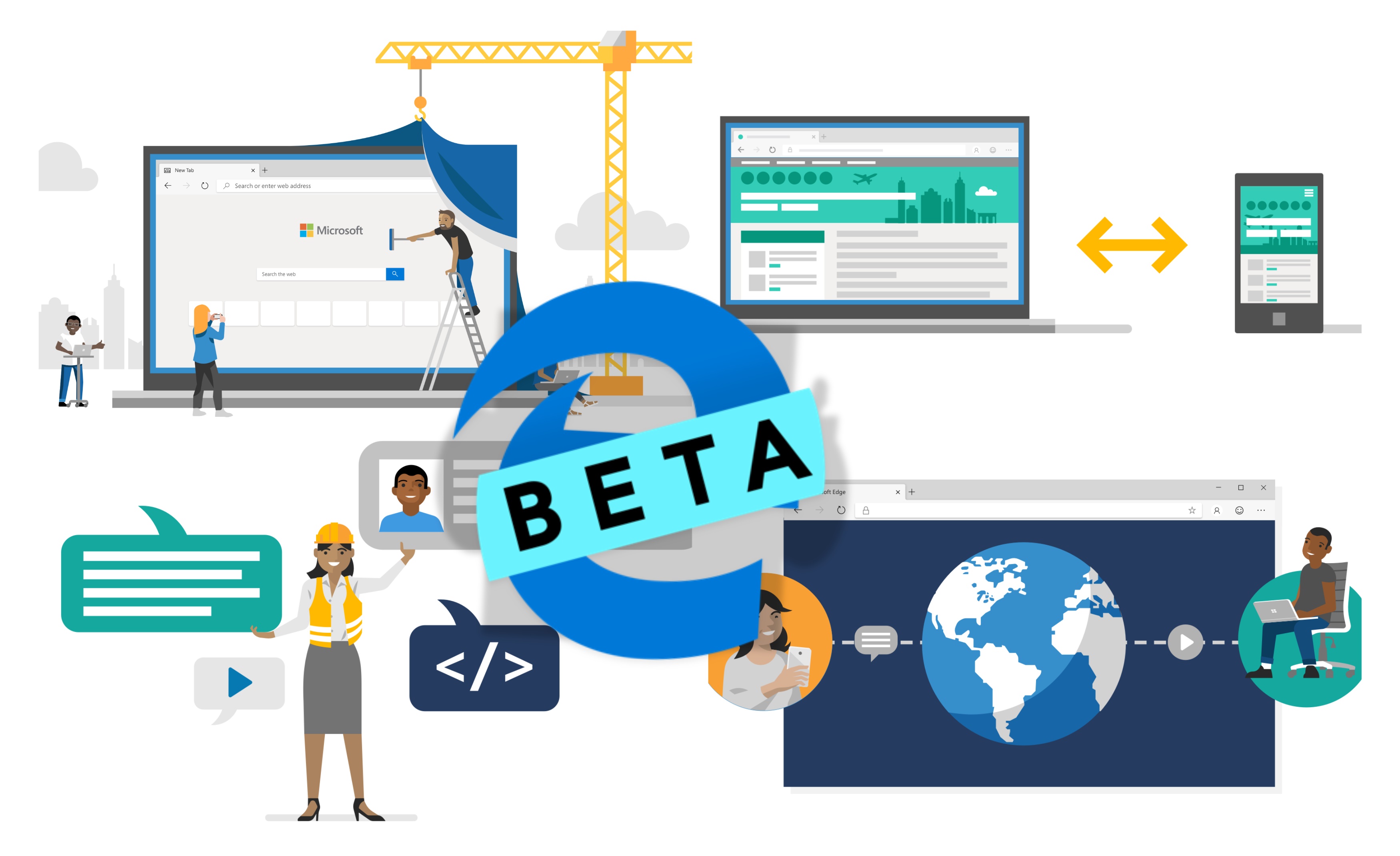 Microsoft Edge Beta using Chromium