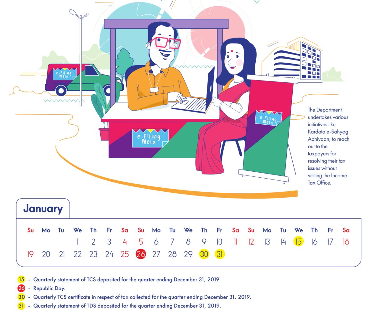 2020 Calendar by India Income Tax Department – Mangoidiots