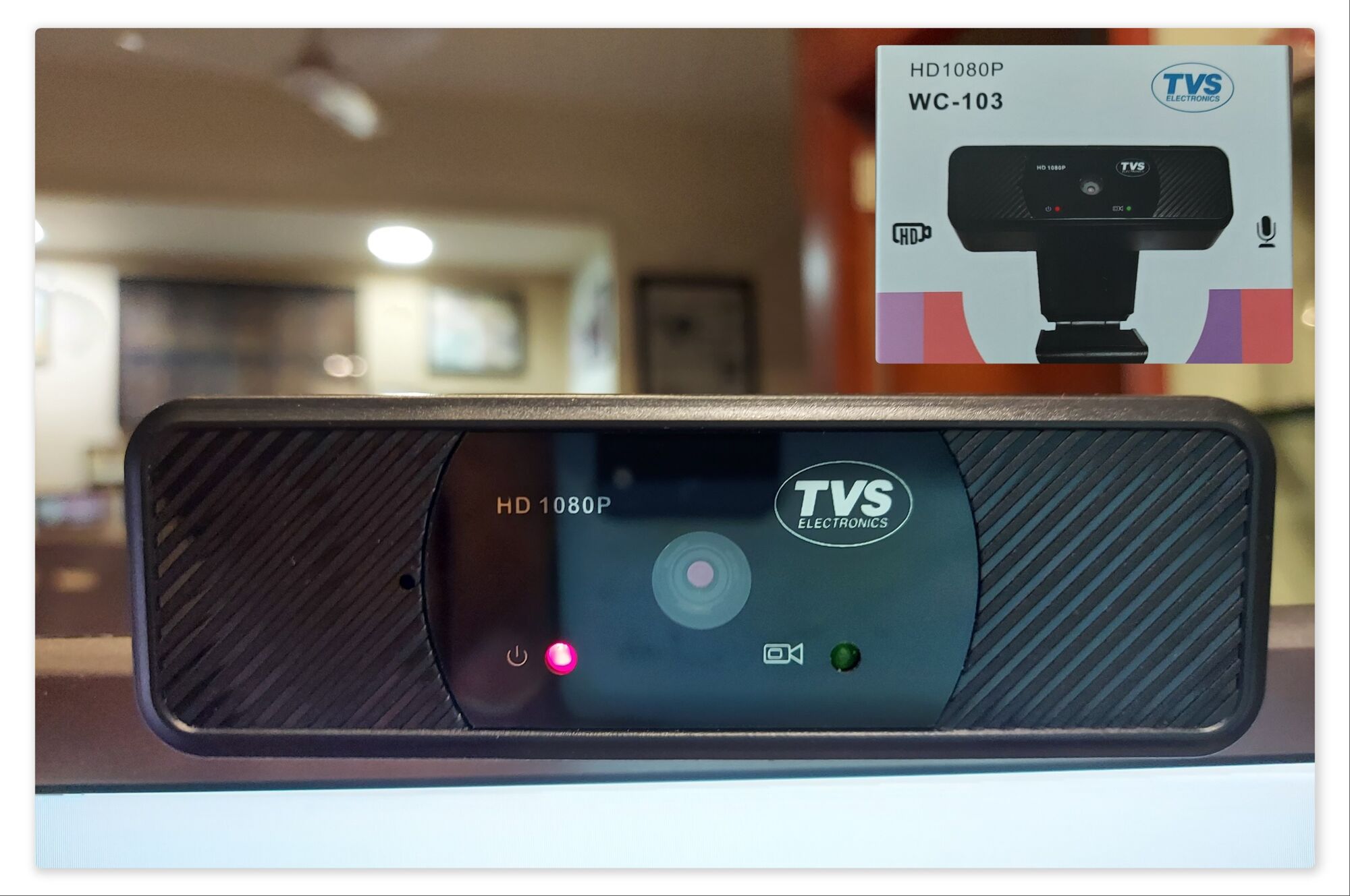 Logitech Brio 4K Camera & TVS 1080p Camera