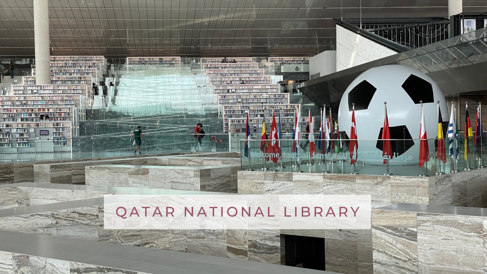 Qatar National Library is a modern book haven in Doha